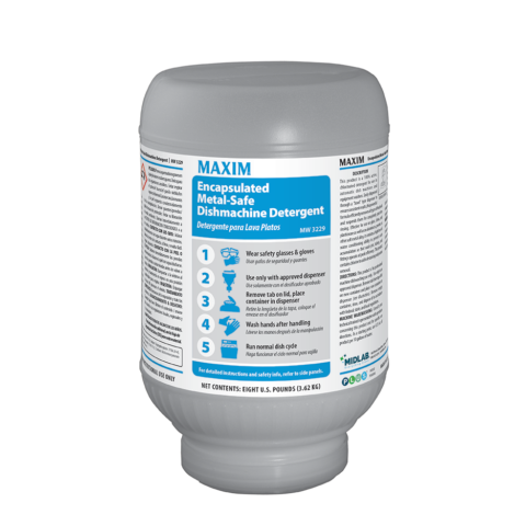 Encapsulated Metal-Safe Dishmachine Detergent - Midlab, Inc.